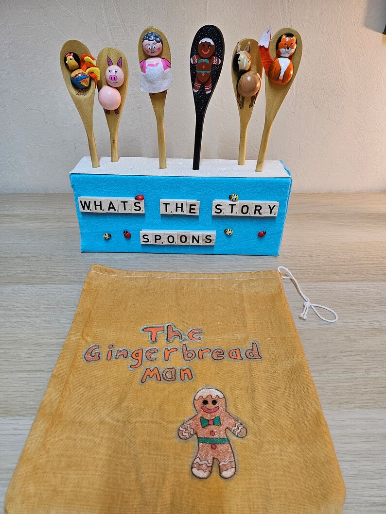 The Gingerbread Man Story Spoons - Etsy