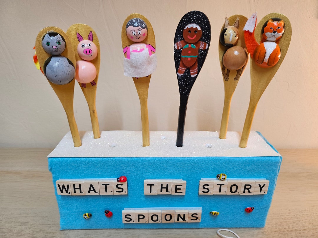 The Gingerbread Man Story Spoons - Etsy