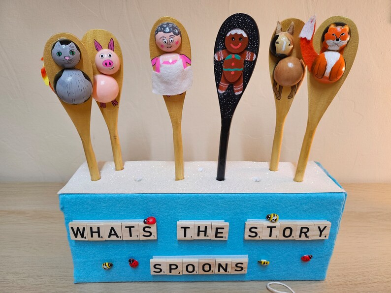 The Gingerbread Man Story Spoons - Etsy
