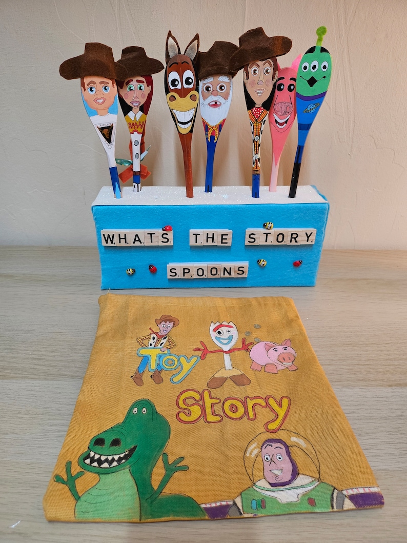 What's the Story Spoons Toy Story Set - Etsy