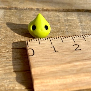 Tiny Cute Blobs, Micro Miniature, Handmade Clay Creature Figurine, Desk ...