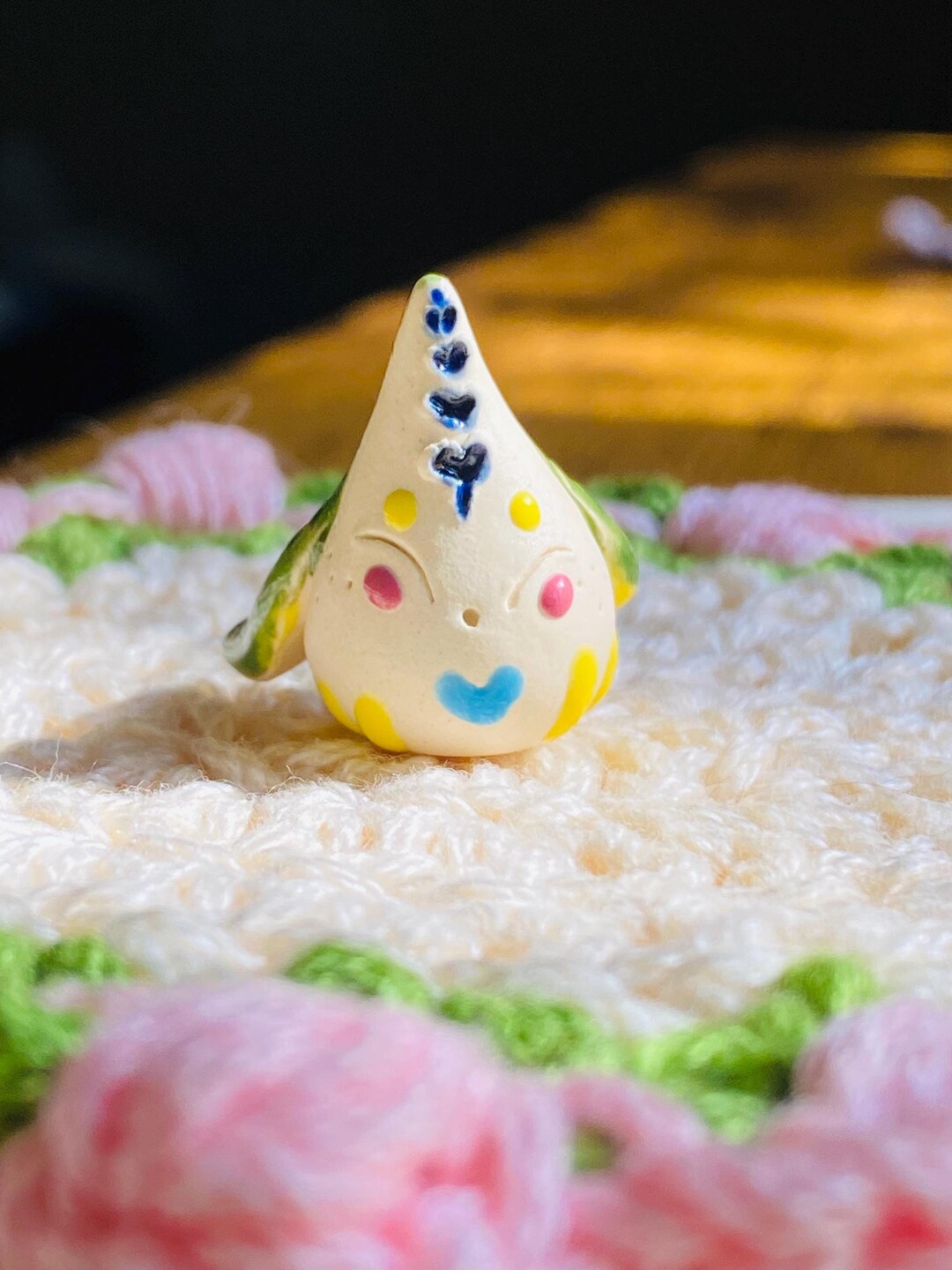 Little Leaf Moth Creature Sculpture | Handmade Ceramic Pottery ...