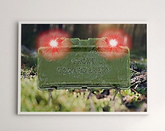 U.S. Army Claymore Mine Sticker Front Towards Enemy Die Cut - Etsy