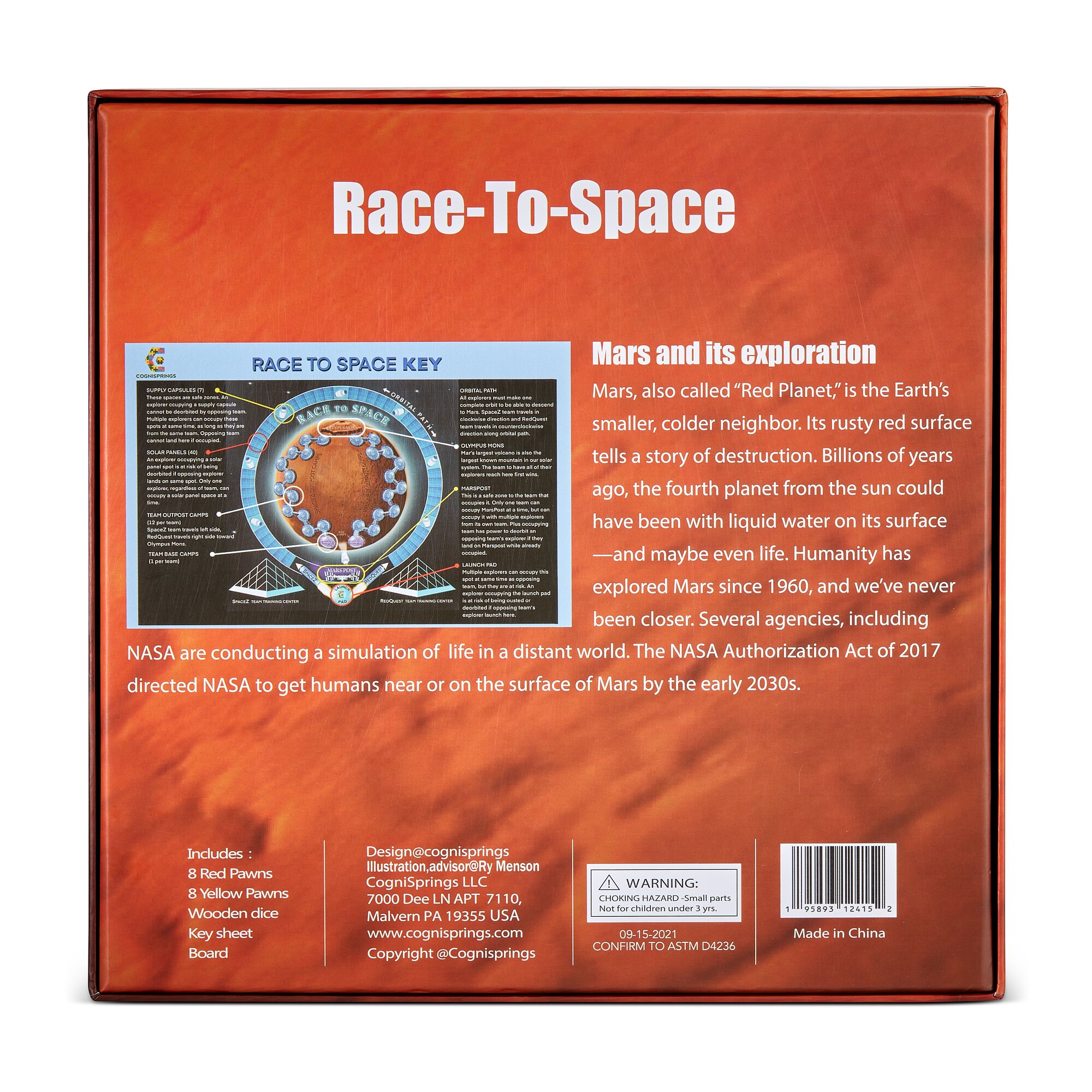 Race-to-space Board Games for Kids - Family Games - Educational Games ...