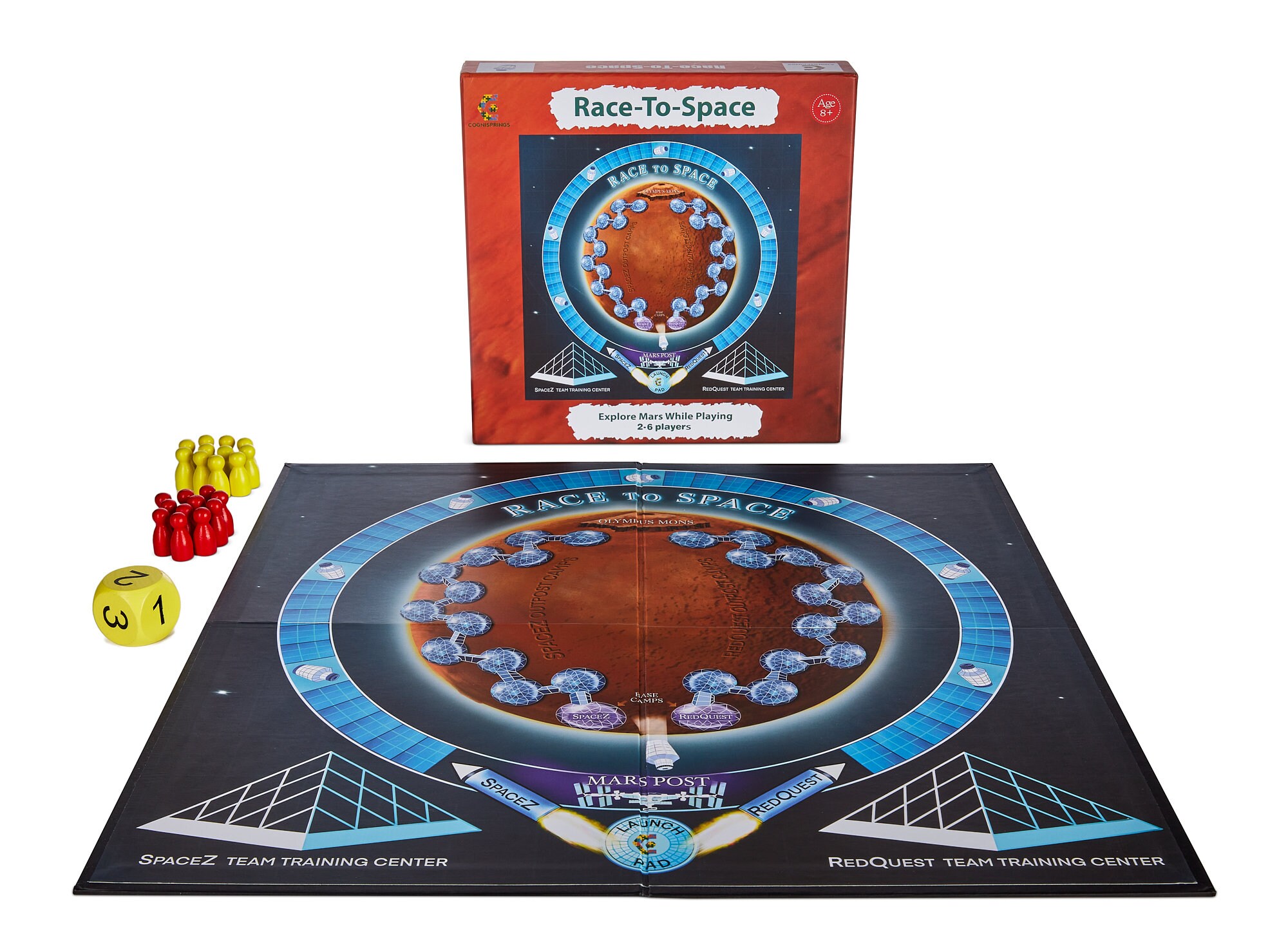Race-to-space Board Games for Kids - Family Games - Educational Games ...