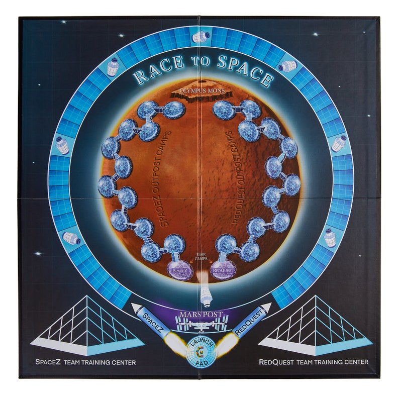 Race-to-space Board Games for Kids - Family Games - Educational Games ...