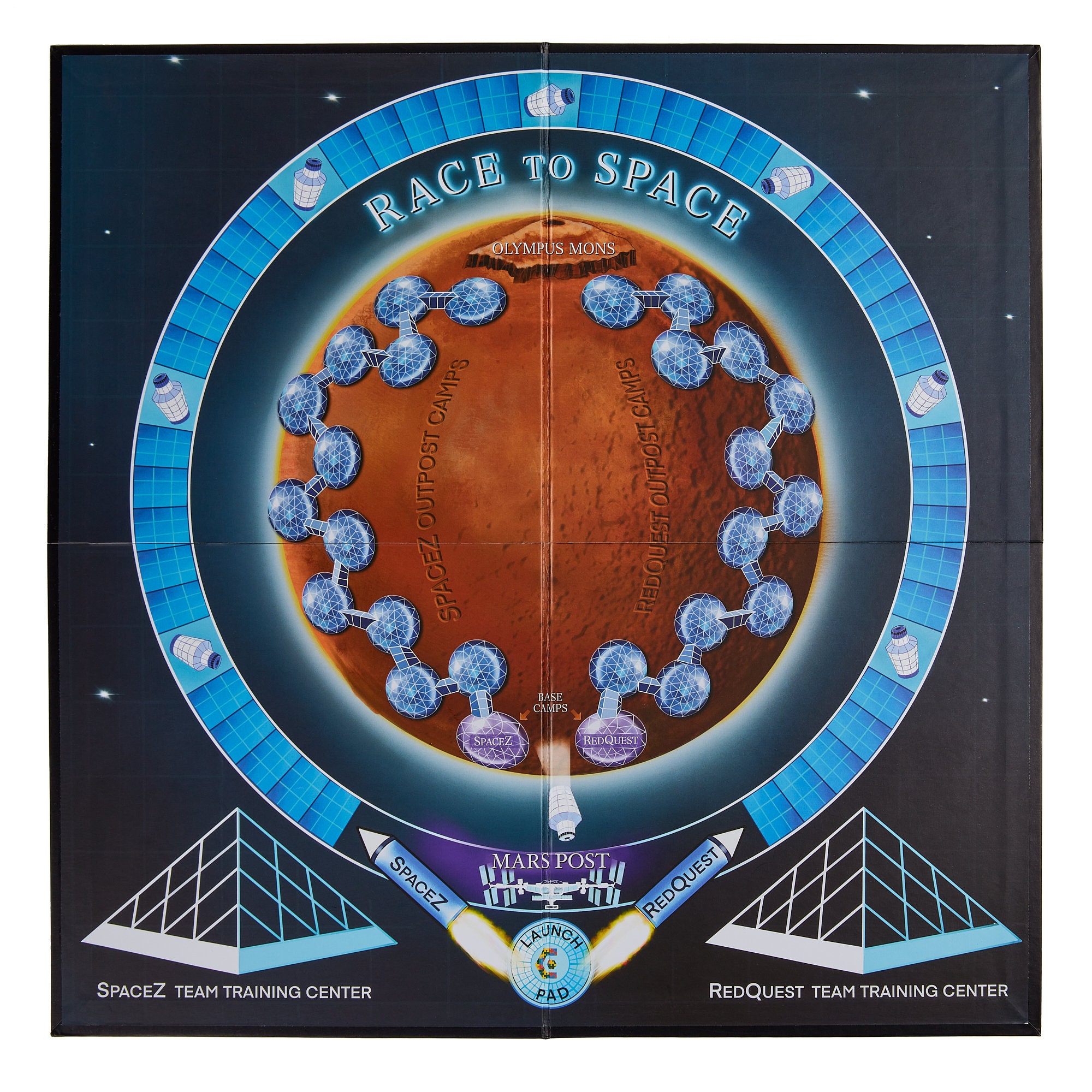 Race-to-space Board Games for Kids - Family Games - Educational Games ...