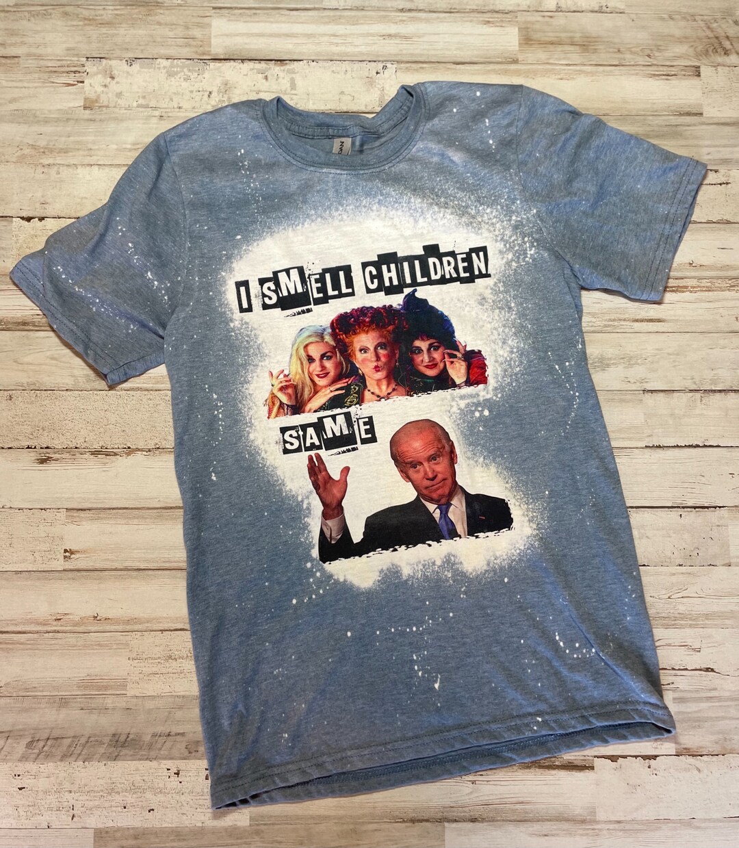 Hocus Pocus Sanderson Sisters Biden Halloween Bleached Shirt - Etsy