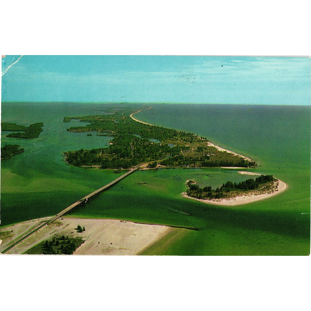 Aerial View of Bridge Anna Maria Island to Longboat Key Florida Gulf ...