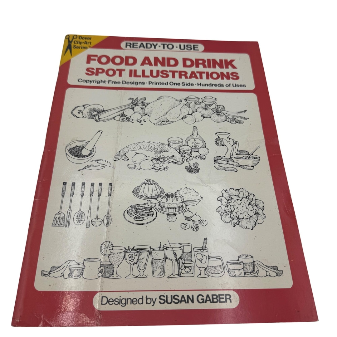 Ready-to-use Food & Drink Spot Illustrations by Susan Gaber - Etsy