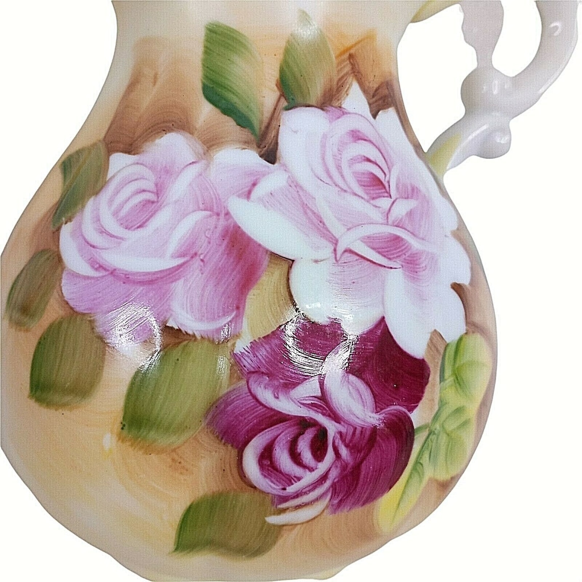 Vintage Roses Bowl Pitcher Wash Basin Japan Small Decorative 6 Hand ...