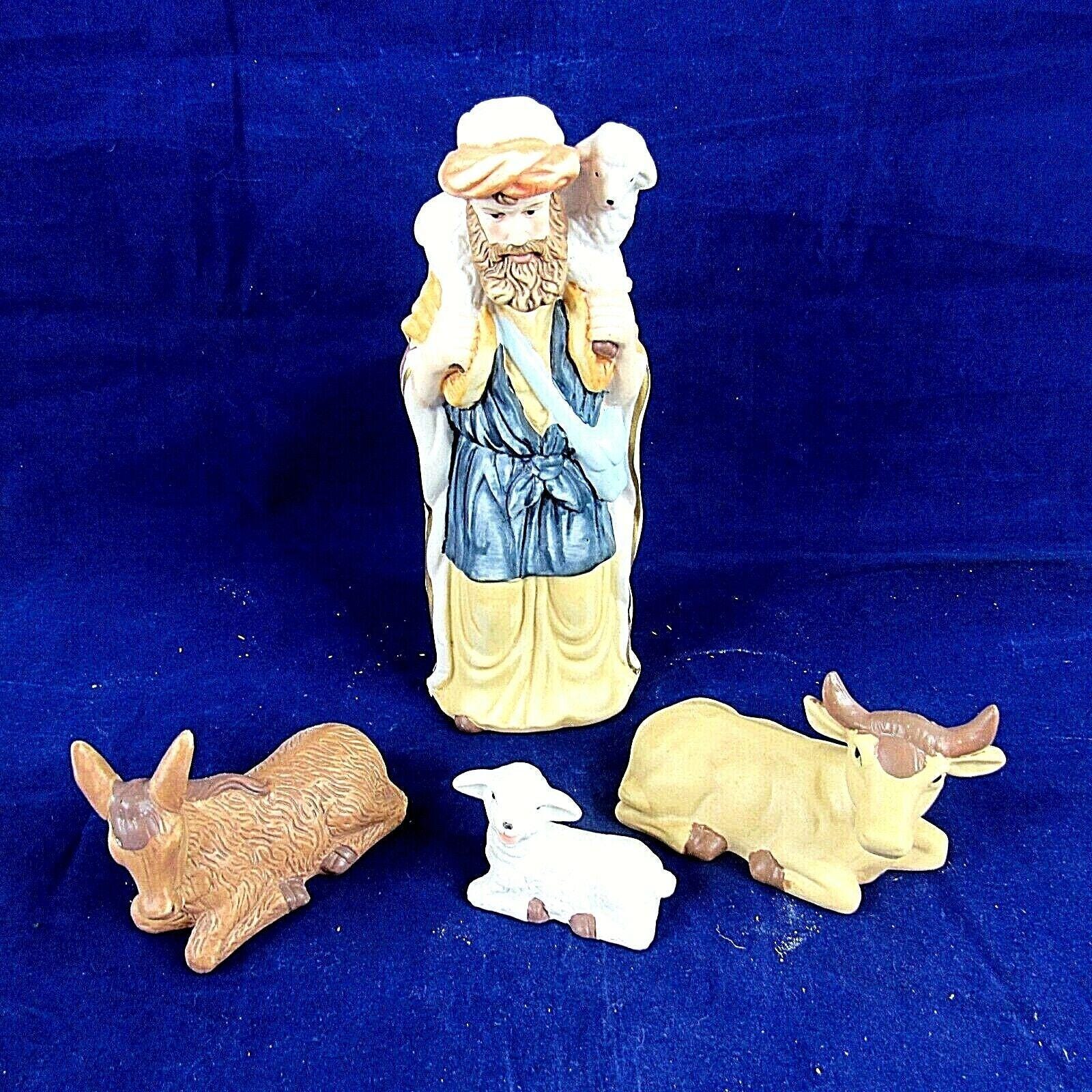 Nativity Set Christmas Ceramic 10 Piece International Bazaar No Base 7. ...