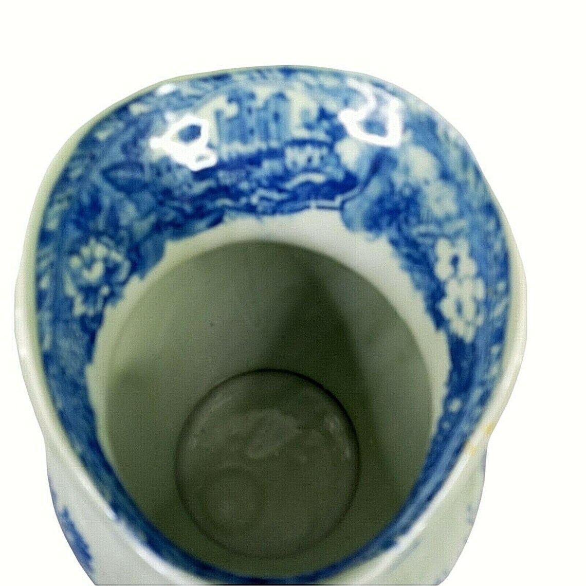Vintage Ironstone Flow Blue Large Water Pitcher and Basin Victoria Ware ...