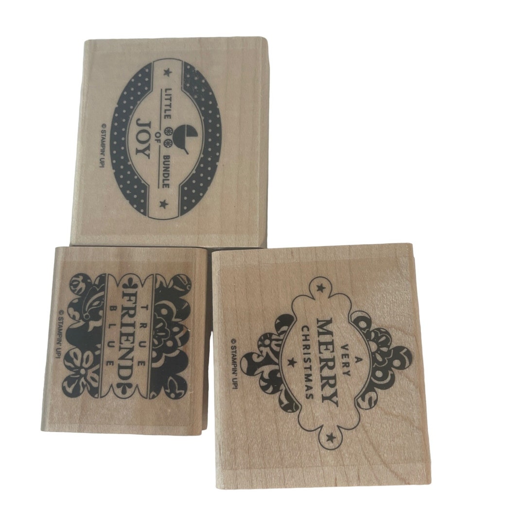 Stampin' up PUNCHES THREE 3-pc Stamp Set RETIRED - Etsy