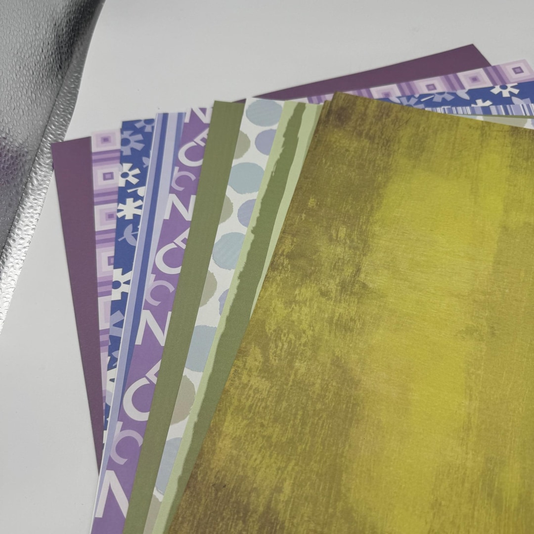 Assorted Decorative Scrapbooking Paper Pack With Mixed Patterns ...
