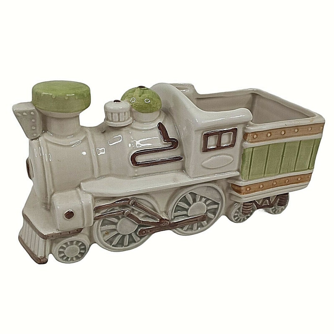 Vintage Train Planter Locomotive Rubens Originals Japan Mid Century - Etsy