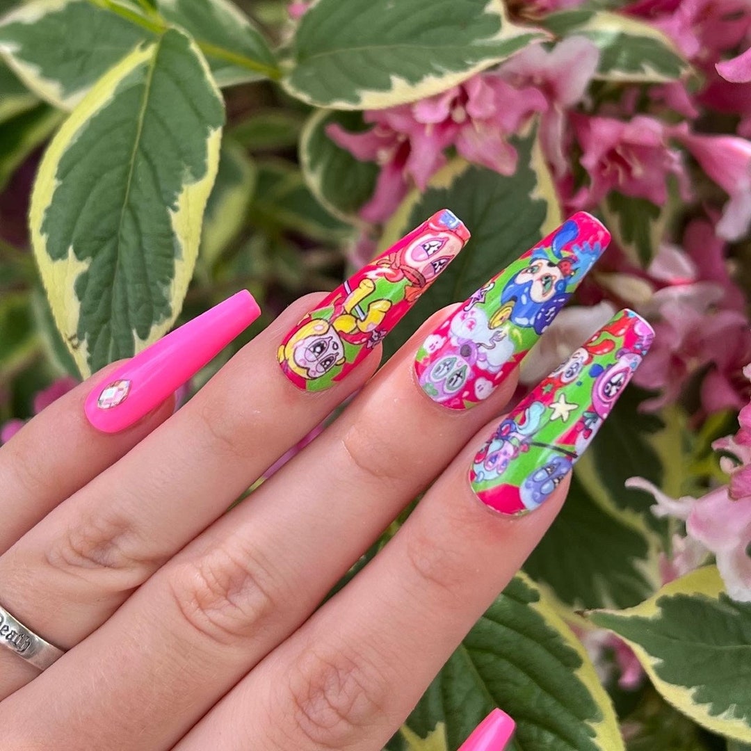 Bladee Good Luck Mechatok Press on Nails - Etsy