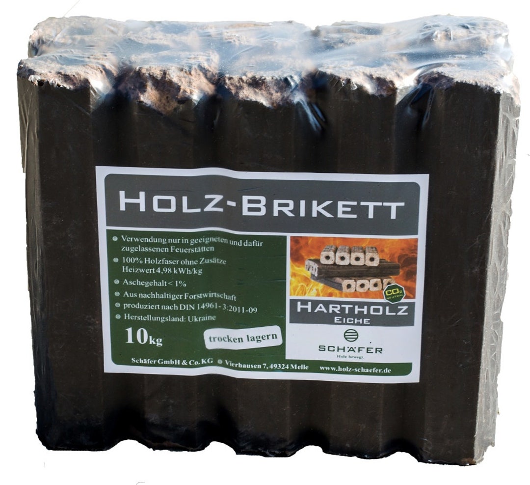 Pini Kay Oak Briquettes 1 Package of 10 Kg - Etsy