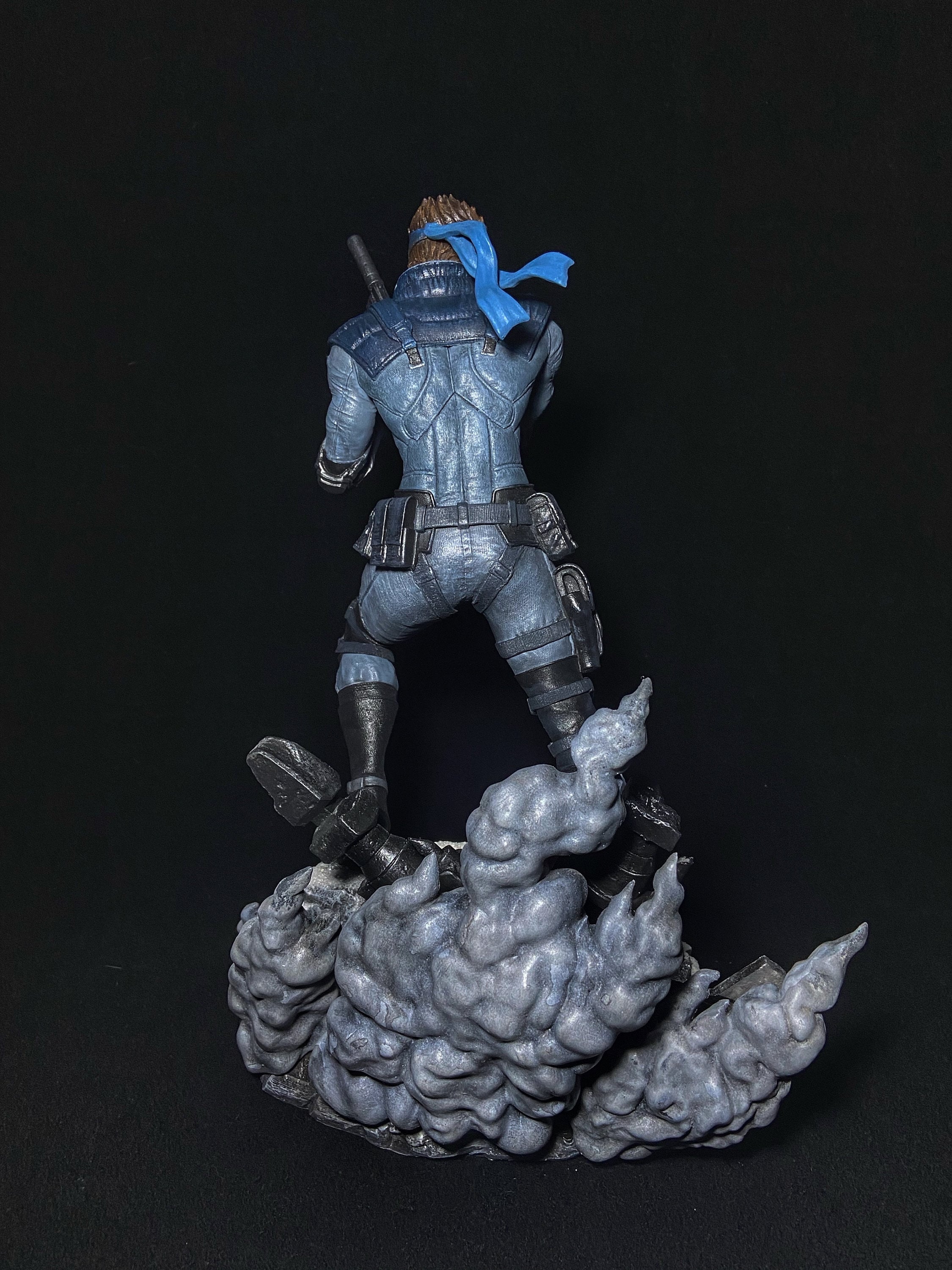 Solid Snake Statue - Metal Gear Collectible - Etsy