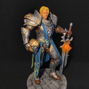 Anduin Wrynn Statue - World of Warcraft Collectible - Etsy Canada