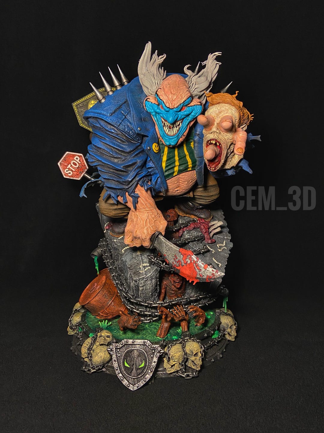 1 5 Violator Statue Spawn Comic Book Collectible Etsy