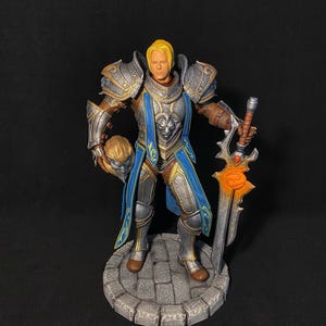 Anduin Wrynn Statue - World of Warcraft Collectible - Etsy Canada