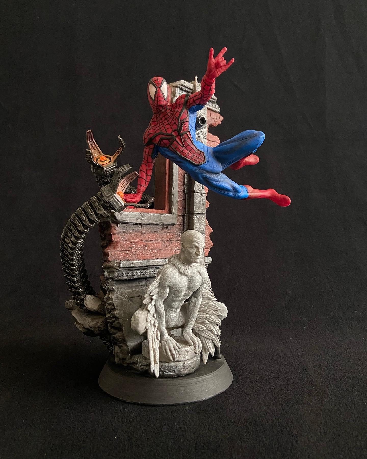 Spiderman Statue - Marvel Collectible - Etsy