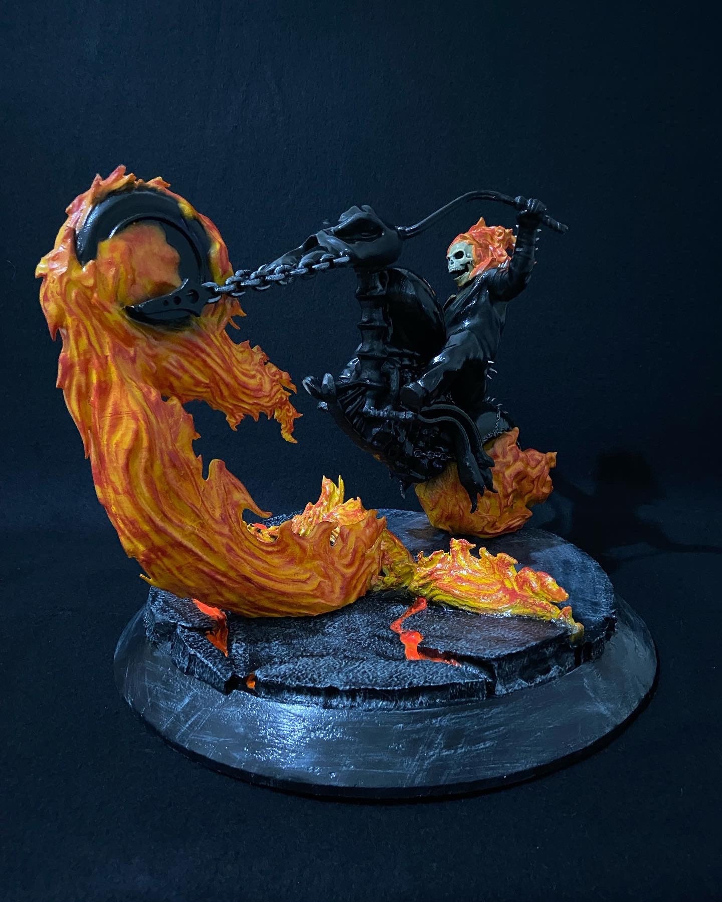Ghost Rider Statue 40x40x40 Marvel Collectible - Etsy