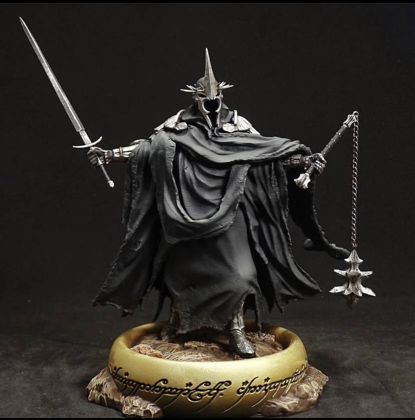 Lotr Witch King Statue 1/7 Scale Total35cm Collectible - Etsy