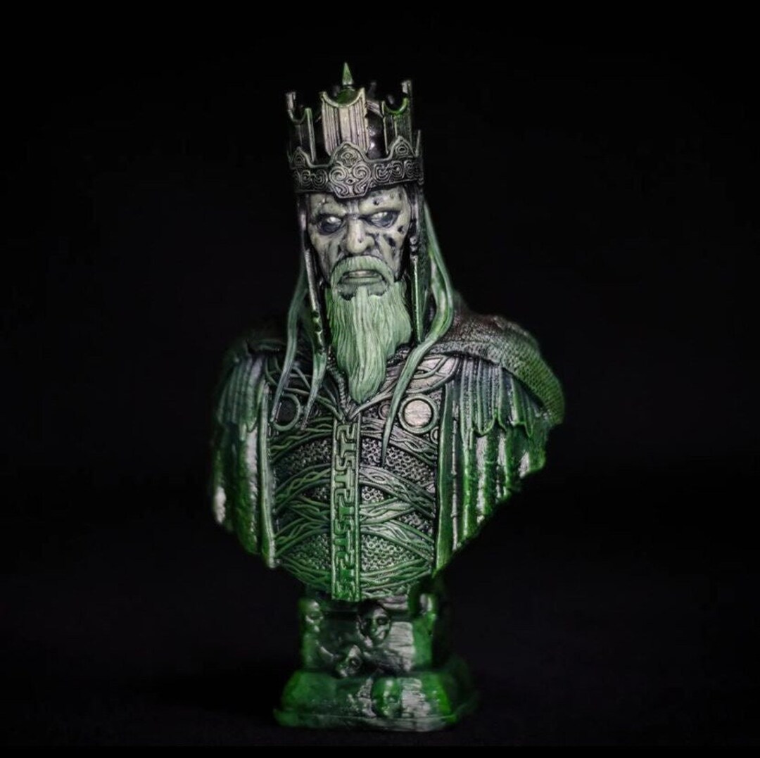 Lotr King of the Dead Statue 15cm Height Hand-painted - Etsy