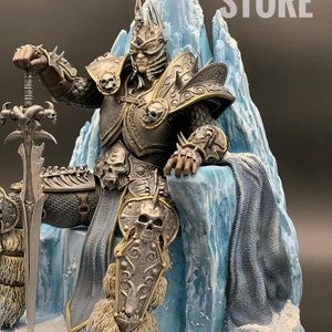 Lich King Arthas Statue - World of Warcraft Collectible - Etsy