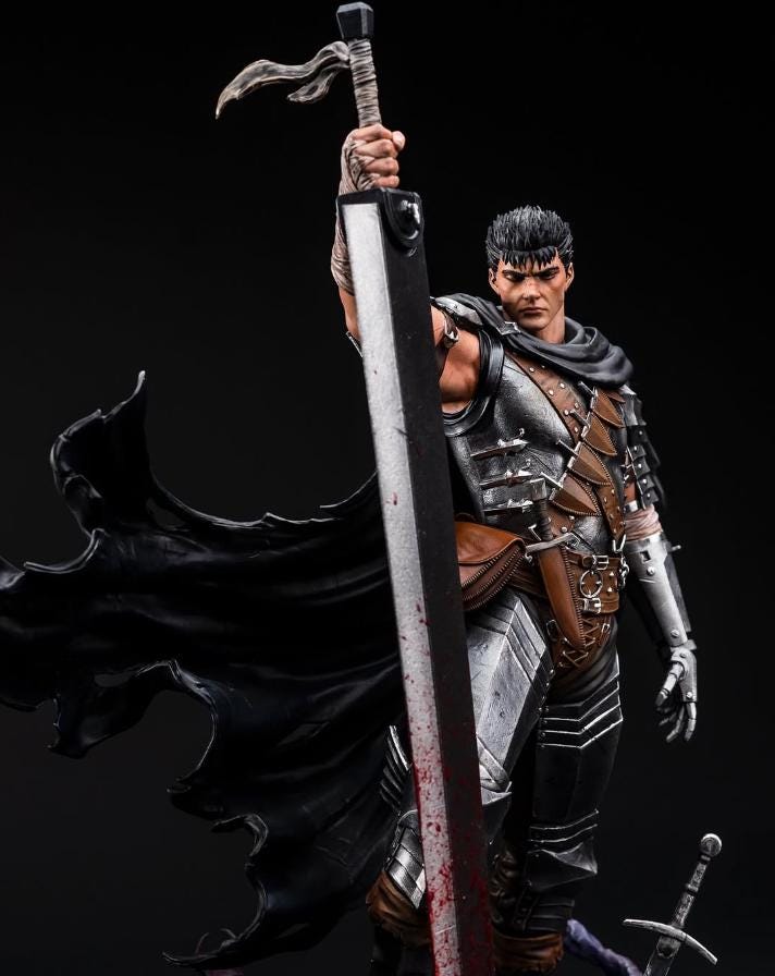 1/6 Guts Berserk Resin Statue - Berserk Collectible - Etsy