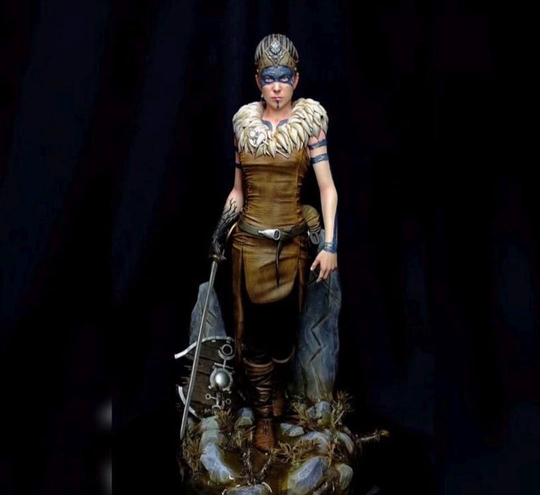 1:5 Senua Statue (total35cm) - Hellblade Senua's Sacrifice Collectible ...