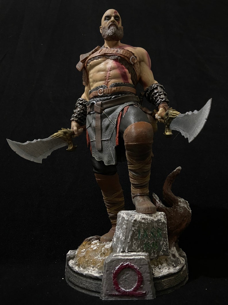 Kratos Statue 1/5 Scale35cm & Hand-painted Collectible - Etsy