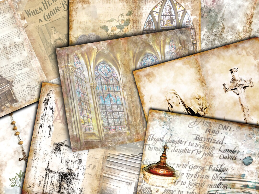 Religious Paper, Prayer Journals, Bible Scrapbook Pages, Mixed Media ...