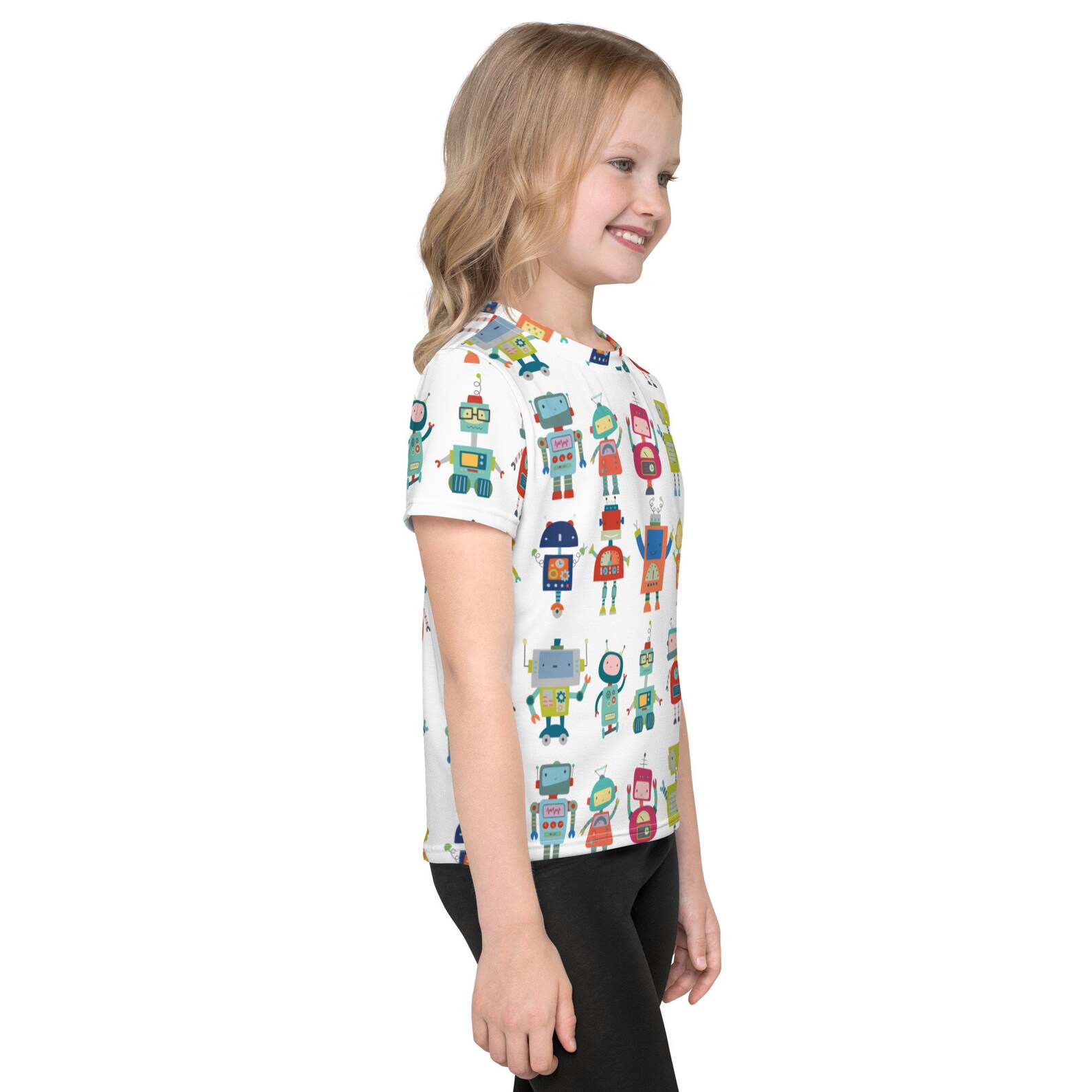 Robot Crew Tee, Boys Girls Robot T-shirt, Robot Birthday, Robot Tees ...