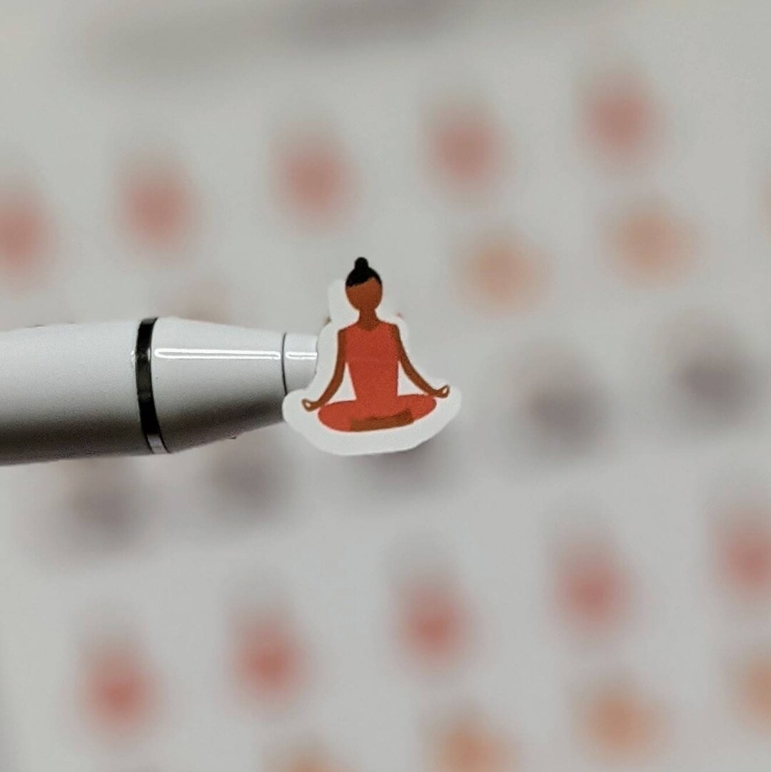 Mini Yogi Sticker Sheet - Etsy
