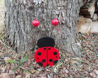 Lady Bugs. Wooden Lady Bugs. Lady Bug Garden Decor Gift Ideas Gifts for ...