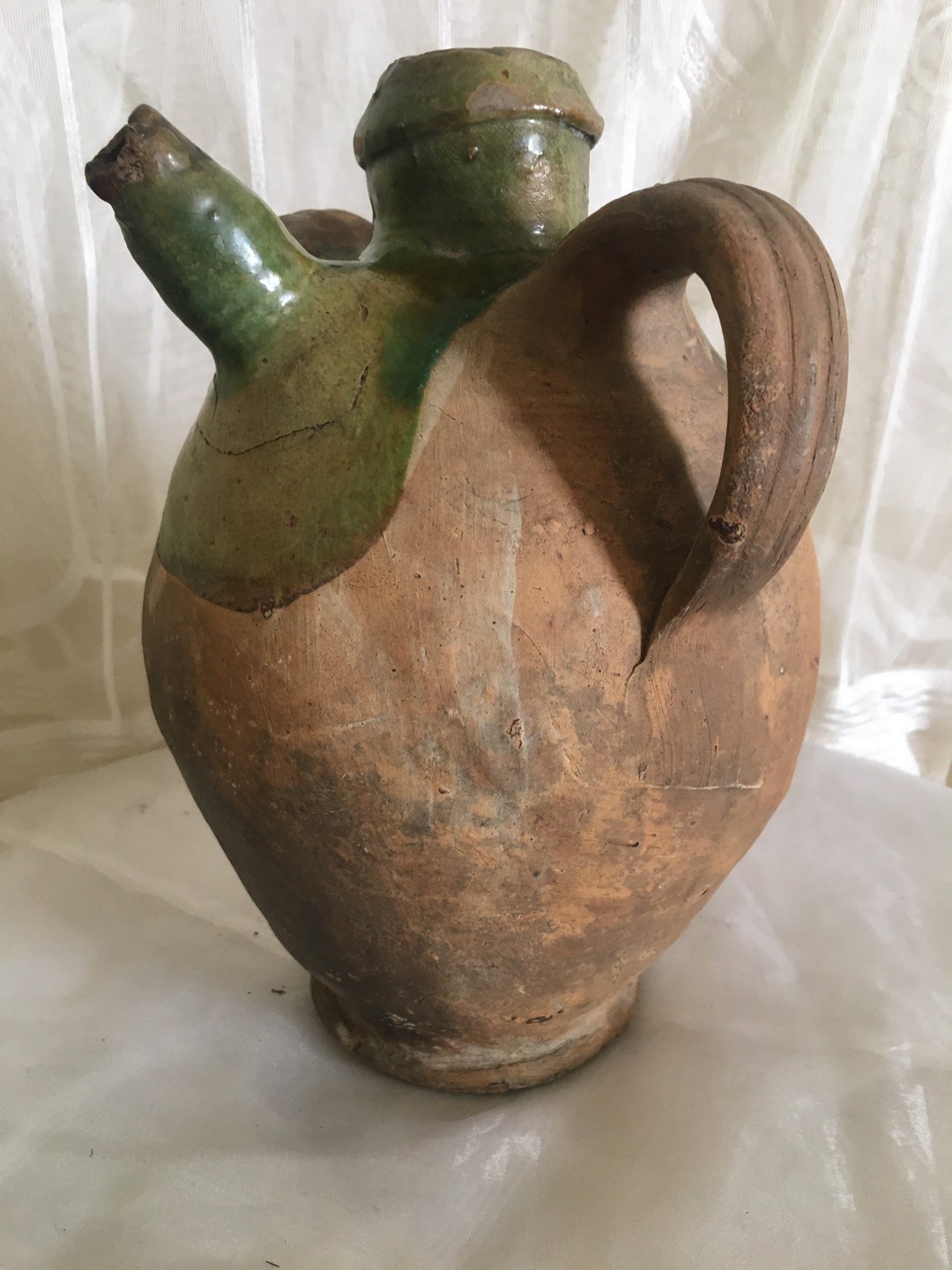 French Antique 19th Century Water Jug / Chervette South West France ...