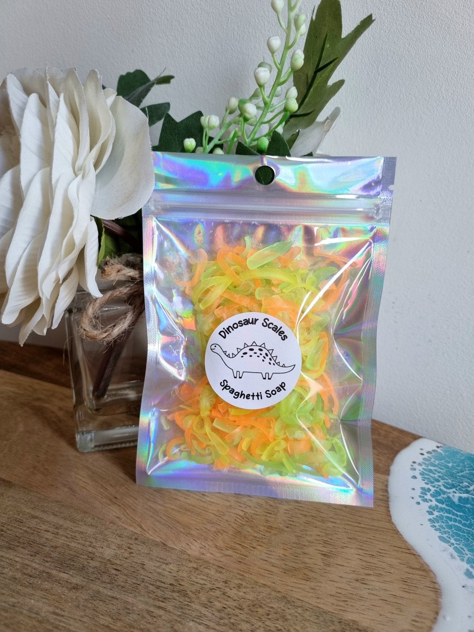 Dinosaur Themed Spaghetti Soap: Novelty Bath Gift - Etsy UK