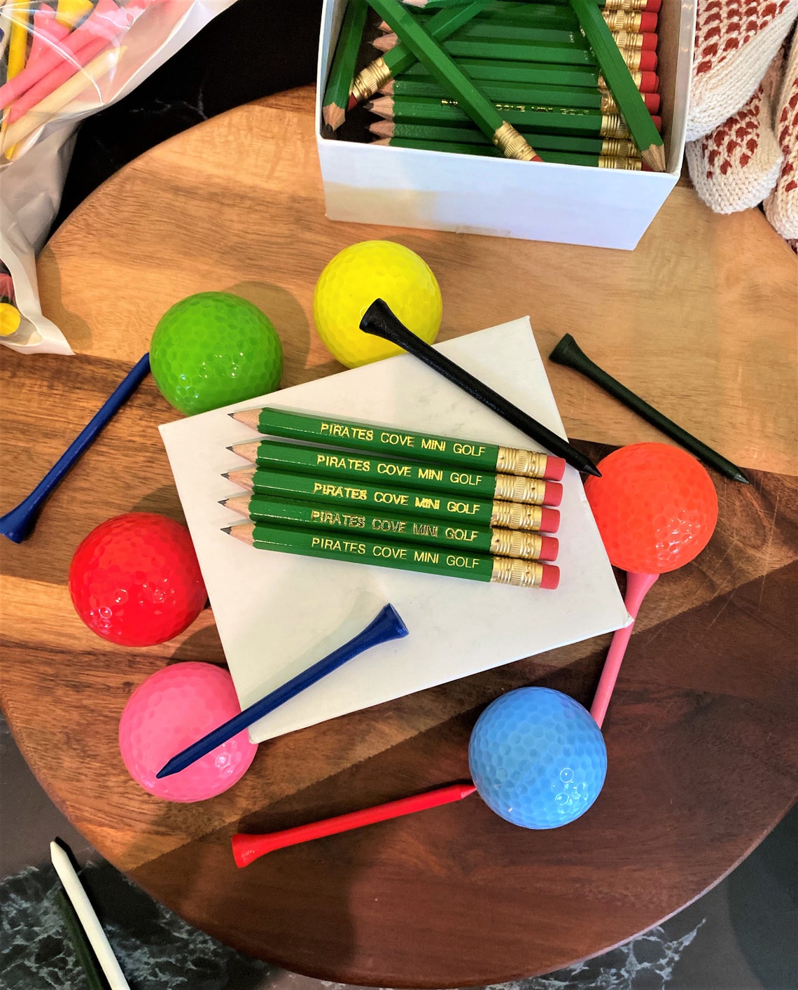 100 Bulk Custom Mini Golf Pencils Custom Golf Events - Etsy