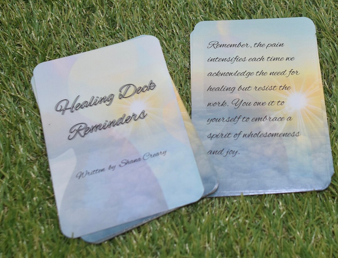 30 Days Healing Deck Reminders Card Deck. Cards to Assist You on Your ...