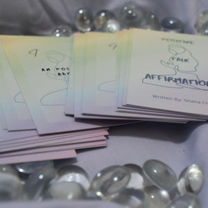 Positive Affirmation Cards to Help Speak Positive With Self- for All ...