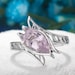 Video Game Theme Inspired 1CT Pear Cut Natural Pink Sapphire Ring, the ...