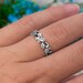 Cottagecore Grape Leaf Silver Couple Ring organic Floral - Etsy