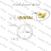 Cottagecore Leaf Solid Gold Couple Ring ,organic 14K Gold Floral ...
