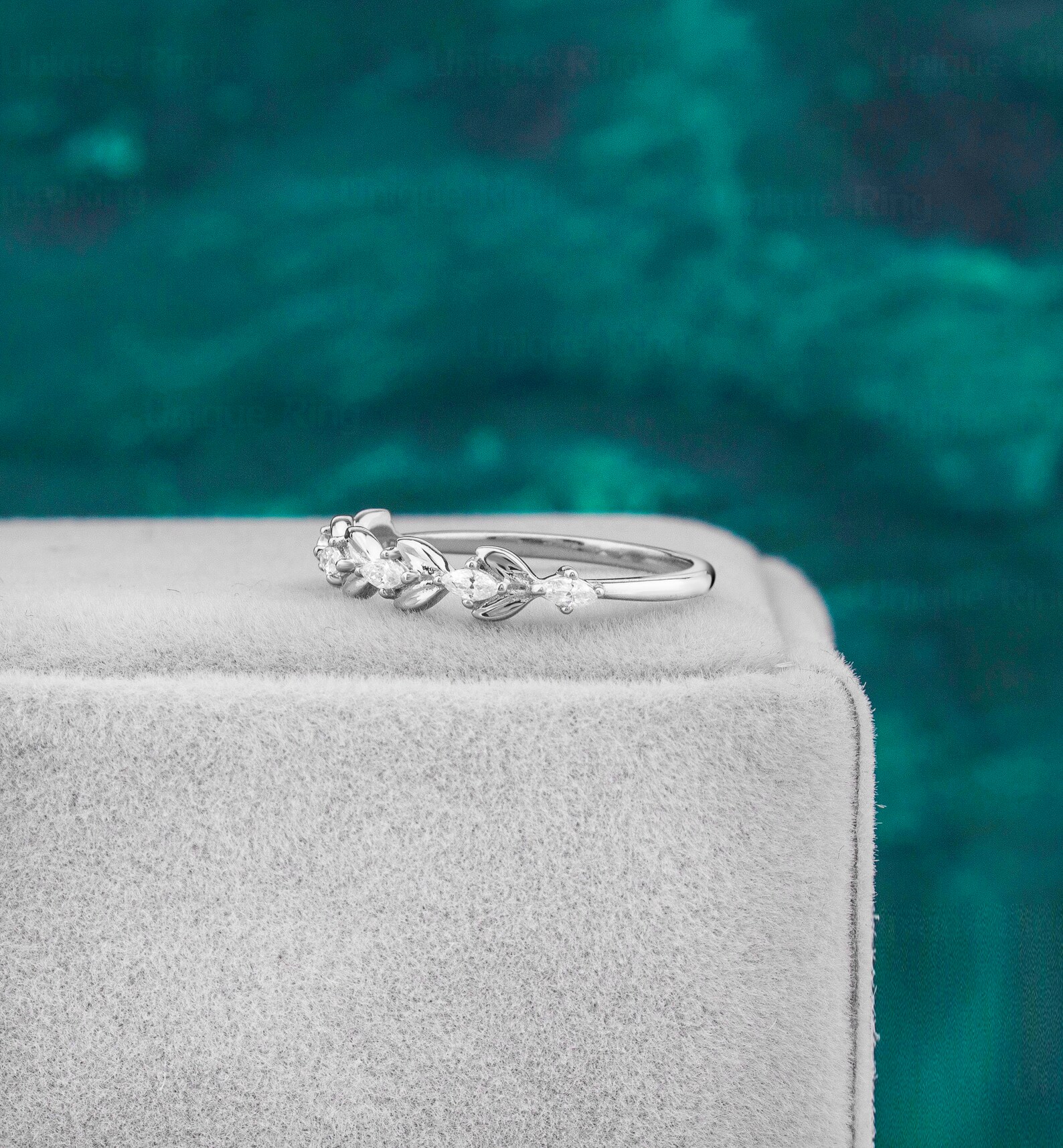 Minimalist Cottagecore Theme Wedding Band Unique Modern | Etsy