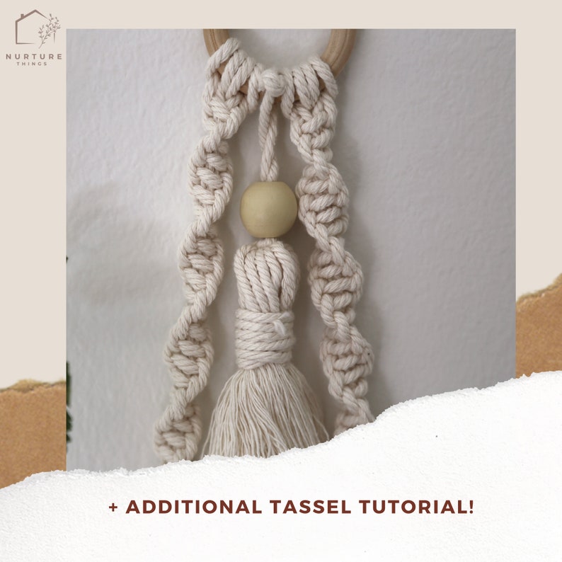 Macrame Paper towel Holder Pattern PDF Video, Beginner Friendly DIY ...