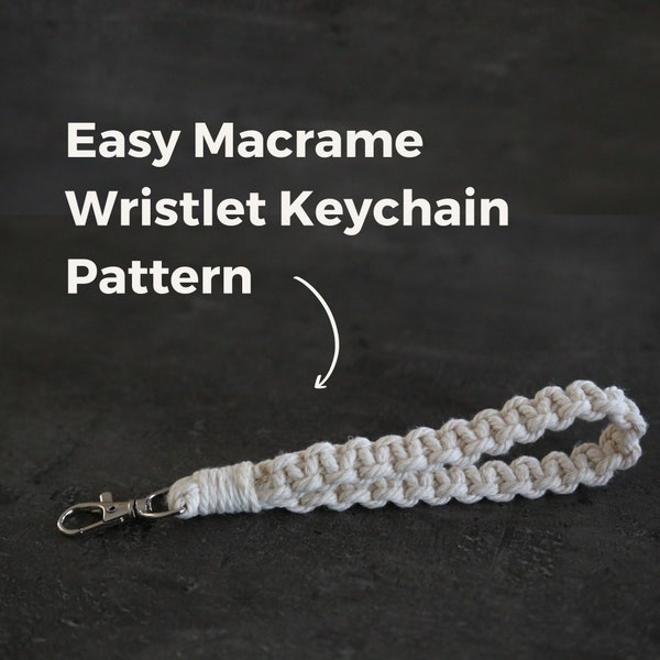 Macrame Keychain Pattern - Etsy