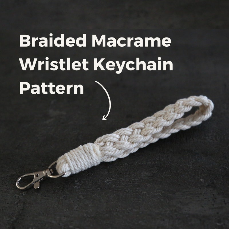 Macrame Keychain - Etsy